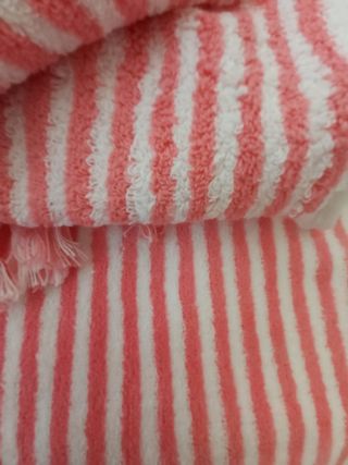 telo mare spiaggia fuxia rigato spugna cotone