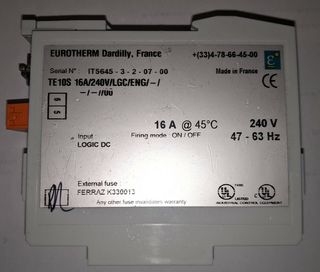 Relè a stato solido Eurotherm TE10S 16A/240V/LGC/E