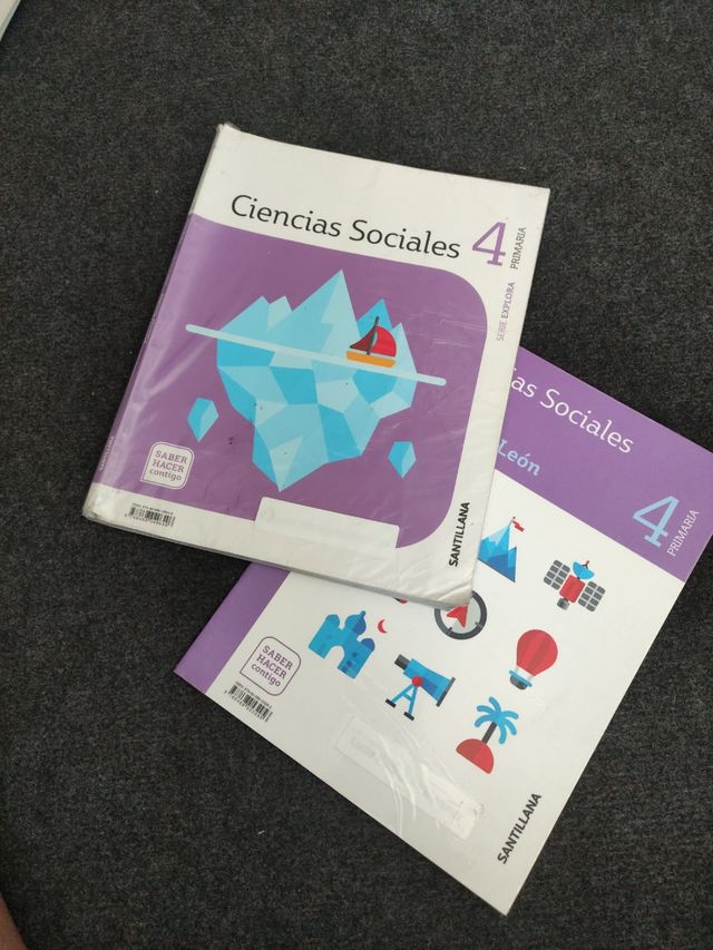 Libro de ciencias sociales 4 primaria santillana de segunda mano por 8 EUR en Aguilar de Campoo ...
