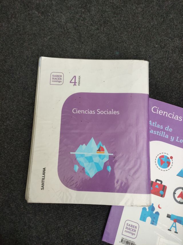 Libro de ciencias sociales 4 primaria santillana de segunda mano por 8 EUR en Aguilar de Campoo ...