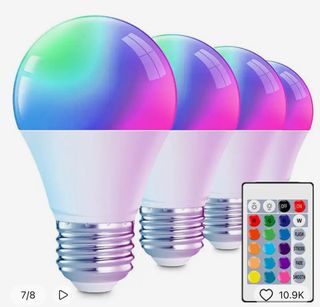 Lampadina con telecomando nuova