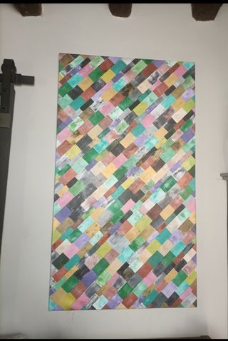 Quadro acrilico su tela dipinto a mano