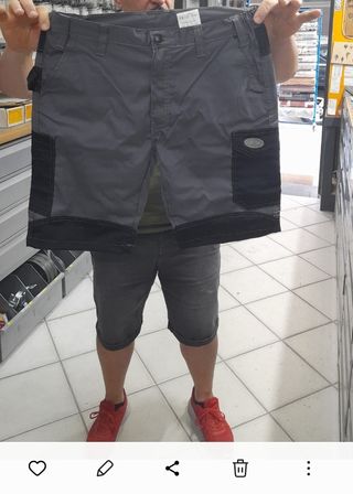 Bermuda in cotone da lavoro