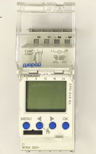 Interruttore settimanale THEBEN TR 610 Top 2 DIN