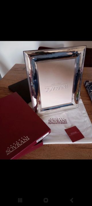 portafoto in argento