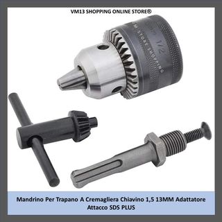 Mandrino Per Trapano 1,5 13MM Attacco SDS PLUS