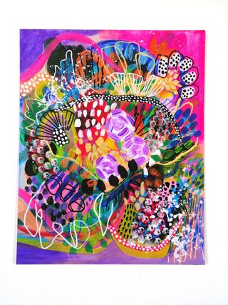 cuadro abstracto hacho a mano/quadro astratto