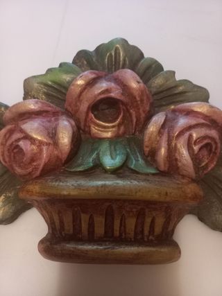 Decoro vintage da appendere dipinto a mano