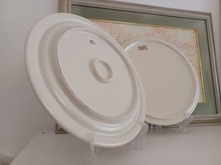 Set 2 Vassoi Arte Ceramica Romana Design Bucci