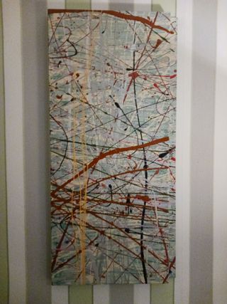 vernici su alluminio. quadro arte contemporanea