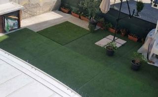 Prato sintetico, tappeto d'erba