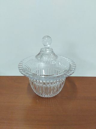 porta bonbon in vetro di Murano lavorato a mano