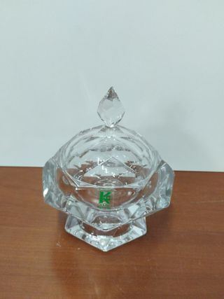 Importante porta bonbon caramelle in cristallo ces