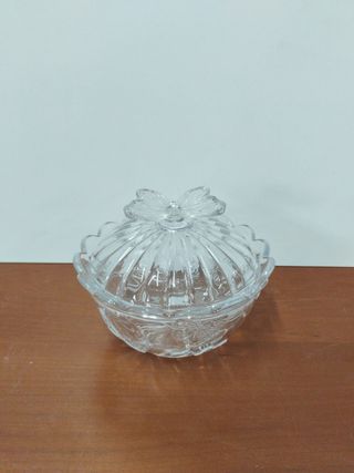 Porta bonbon caramelle in vetro farfalla