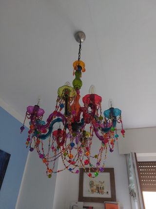 Lampadario stile murano