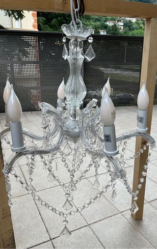 Lampadario Shabby Grande