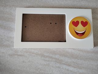 Quadro da tavolo con smile colorato