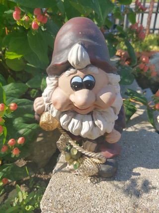 nano gnomo da giardino