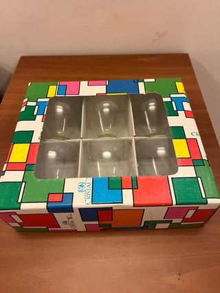 Set 6 bicchieri servizio vino