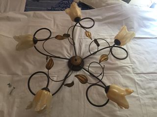 Lampadario plafoniera vetro