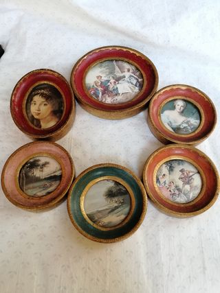 sei quadretti vintage