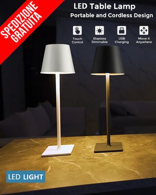 LAMPADA A LED DA TAVOLO USB RICARICABILE LED LAMP