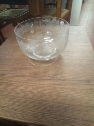 Centro tavola in cristallo firmato Rosenthal