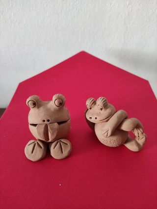 Terracotta Animali artigianali Rane