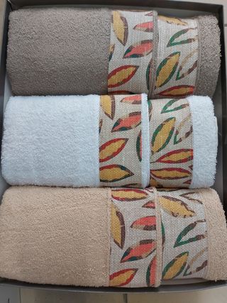 set asciugamani morbidi 3+3