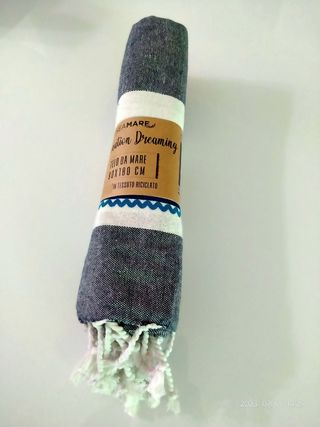 Telo mare con frange Nuovo 90x180