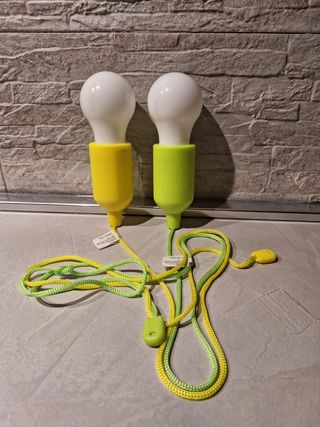 lampadine con corda accendi e spegni