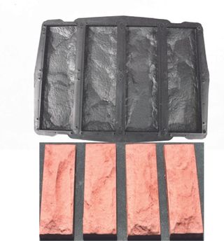 4 Stampi matrice per rivestimento fai da te finta