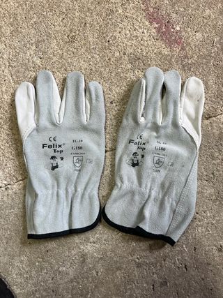Guanti da lavoro in pelle bovina taglia 10, paia 5