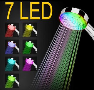 Braccio doccia miscelatore multicolor led