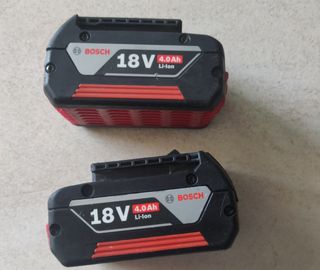 X2 batterie Bosch 4ah