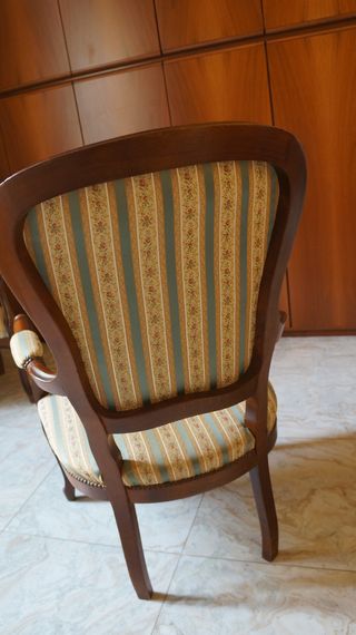 Set 4 sedie 2 poltroncine Luigi Filippo