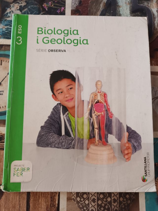 Libro Biología i Geologia 3ESO i Atles d\'anatomia de segunda mano por ...