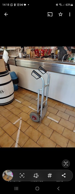 Carretto in alluminio
