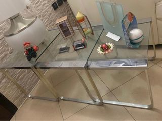 Tavolo espandibile in vetro