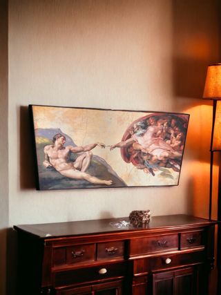 Grande dipinto di Michelangelo misure 143× 77