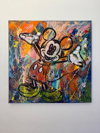 Quadro moderno dipinto a mano 50x50 Nuovo