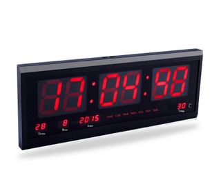 Orologio Digitale Luminoso Da Parete Multifunzione