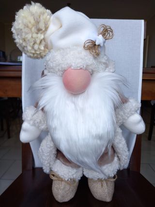 Gnomo invernale realizzato a mano in pile