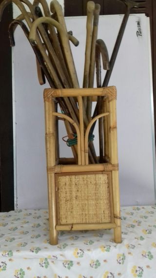 Porta ombrelli vintage più 16 Bastoni