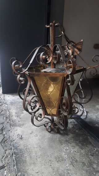 lampadari ferro battuto