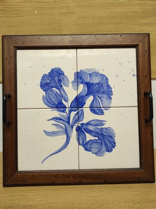 Vassoio dipinto a mano