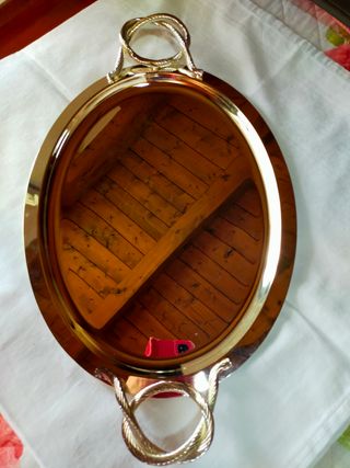 vassoi in silver plated