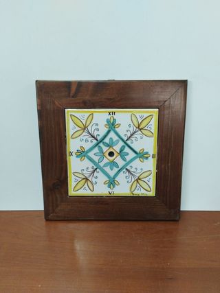 Orologio in maiolica di Caltagirone