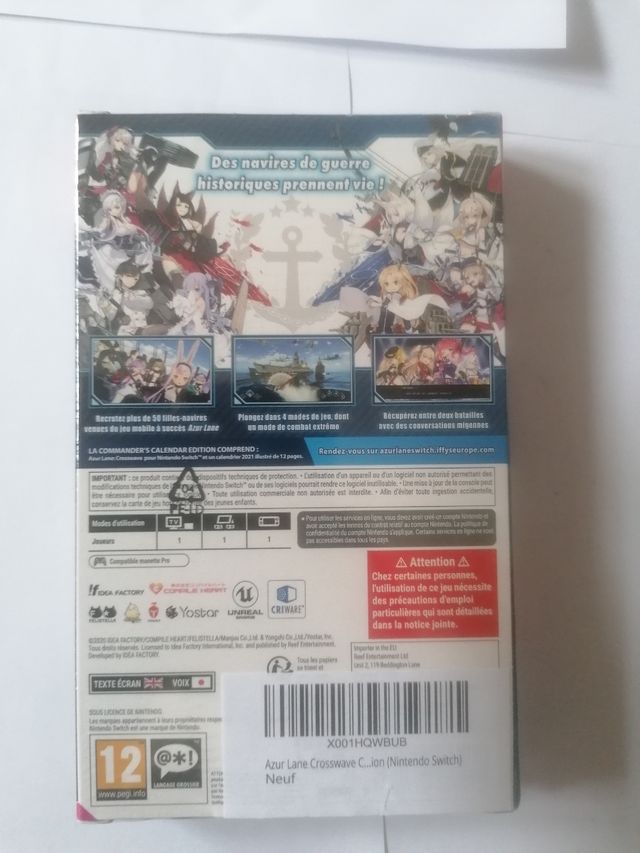 Azur Lane Crosswave nueva para nintendo switch de segunda mano por 60 ...