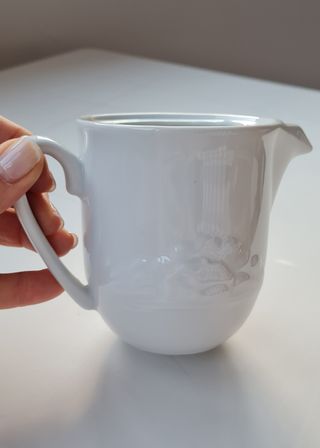 Lattiera in ceramica anni '80 Mulino Bianco